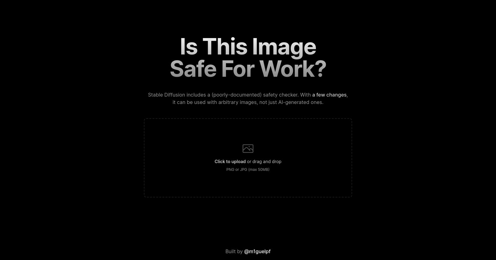 Is This Image NSFW: Inappropriate Content Detection Tool